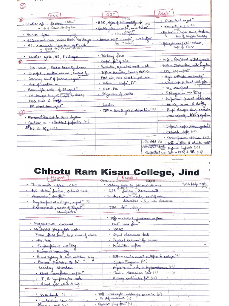 Emailing Physio Paper 1,2 | PDF