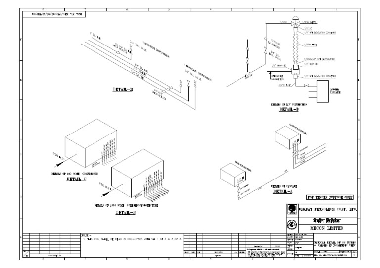 Typical Detail of Ss Tubes & Valves in Isometric View | PDF