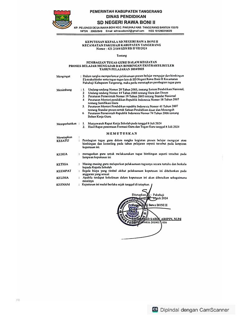 SKBM Tahun 2024 | PDF