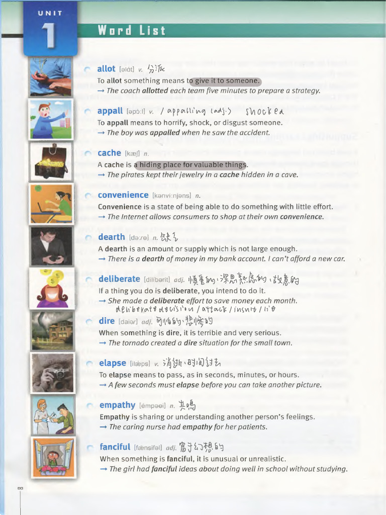 7a. Essential - English - Words - 5 (Units 1 To 10) | PDF
