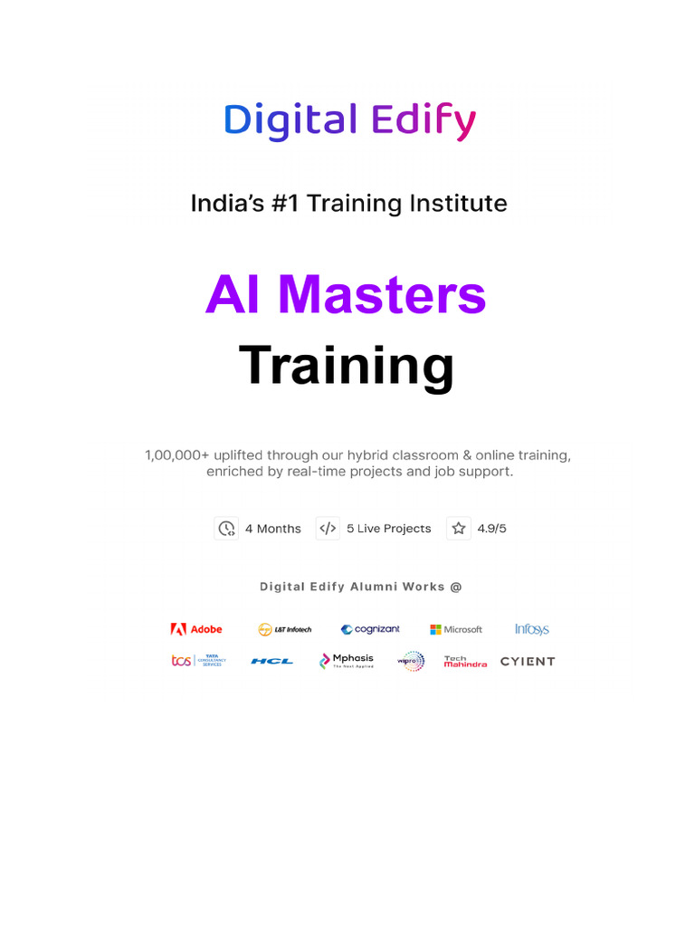 AI Masters: From Beginner to Expert | PDF | Artificial Intelligence ...