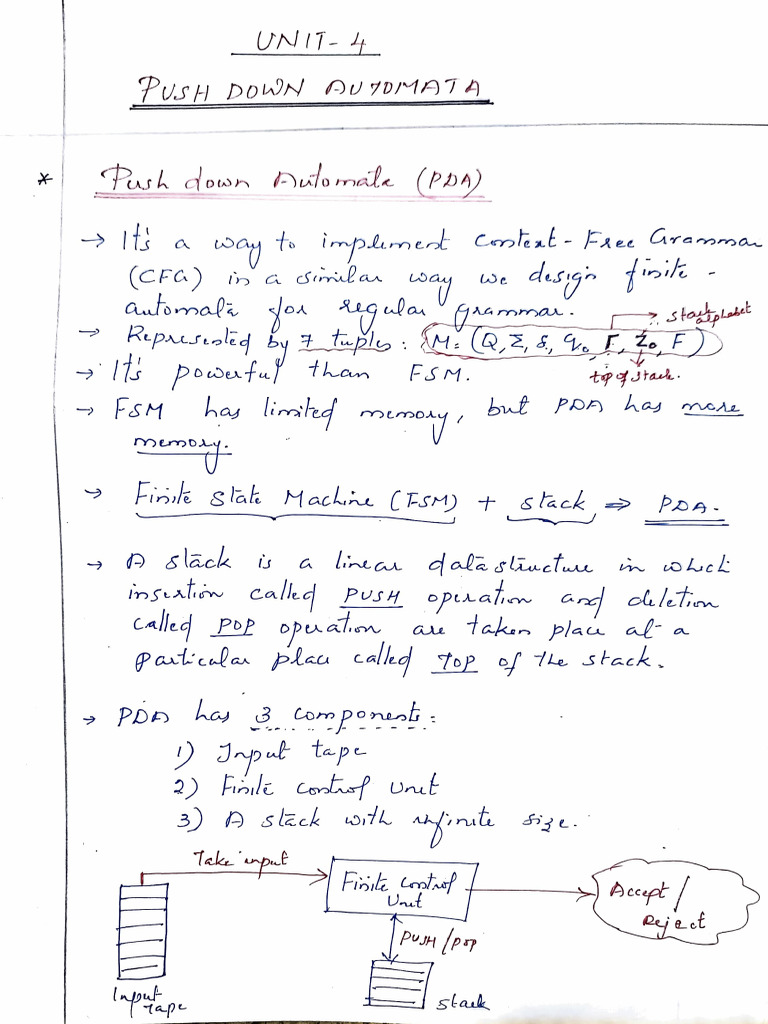 Toc Unit 4 | PDF