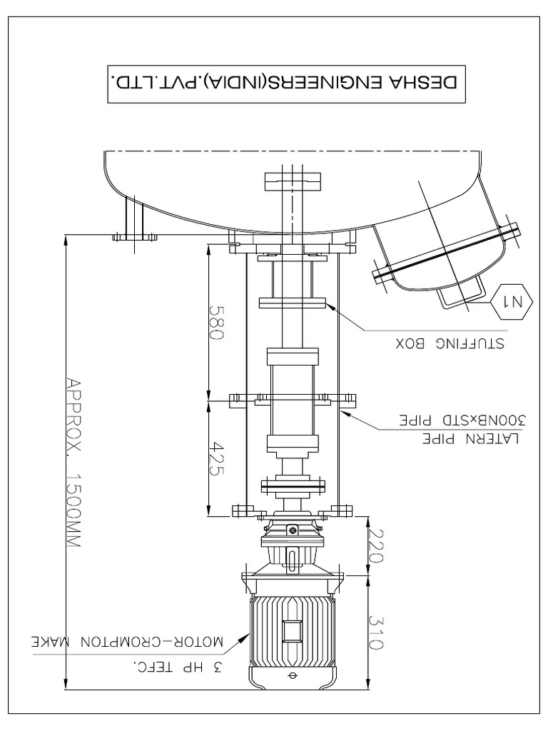 Agitator Arrangement Design | PDF