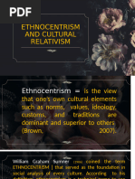 Ethnocentrism and Xenocentrism | PDF