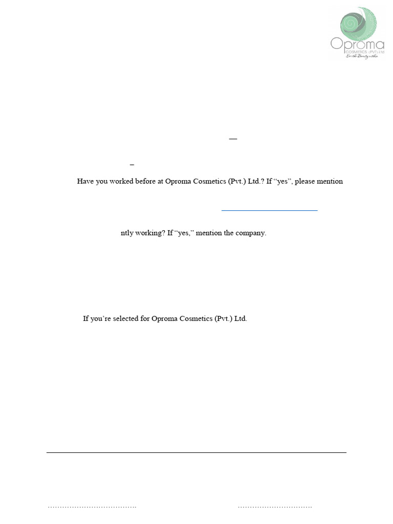 Interview Data Recording Form | PDF