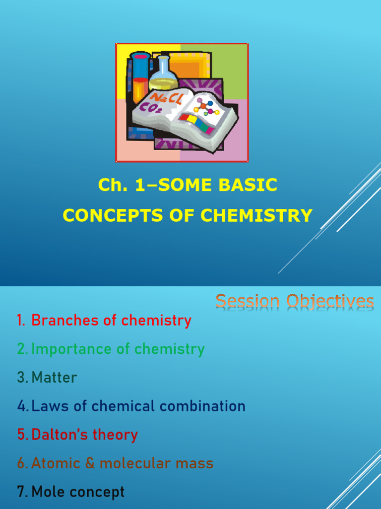 Basic Chemistry Concepts Explained | PDF | Stoichiometry | Atoms