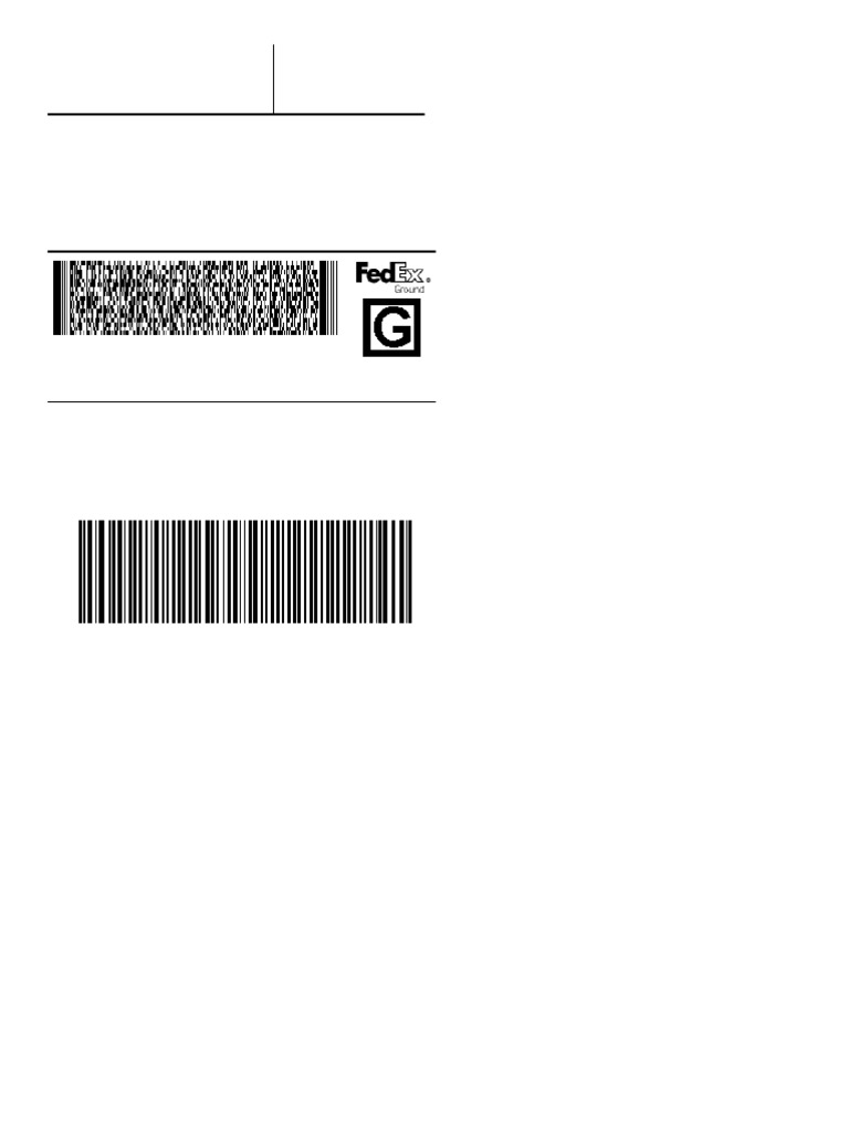 FedEx Sample Shipping Label | PDF