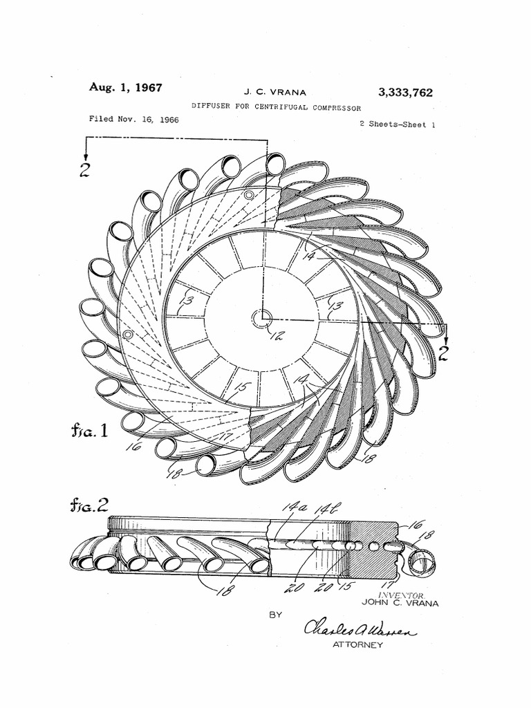 Diffuser For Centrifugal Compressor | PDF