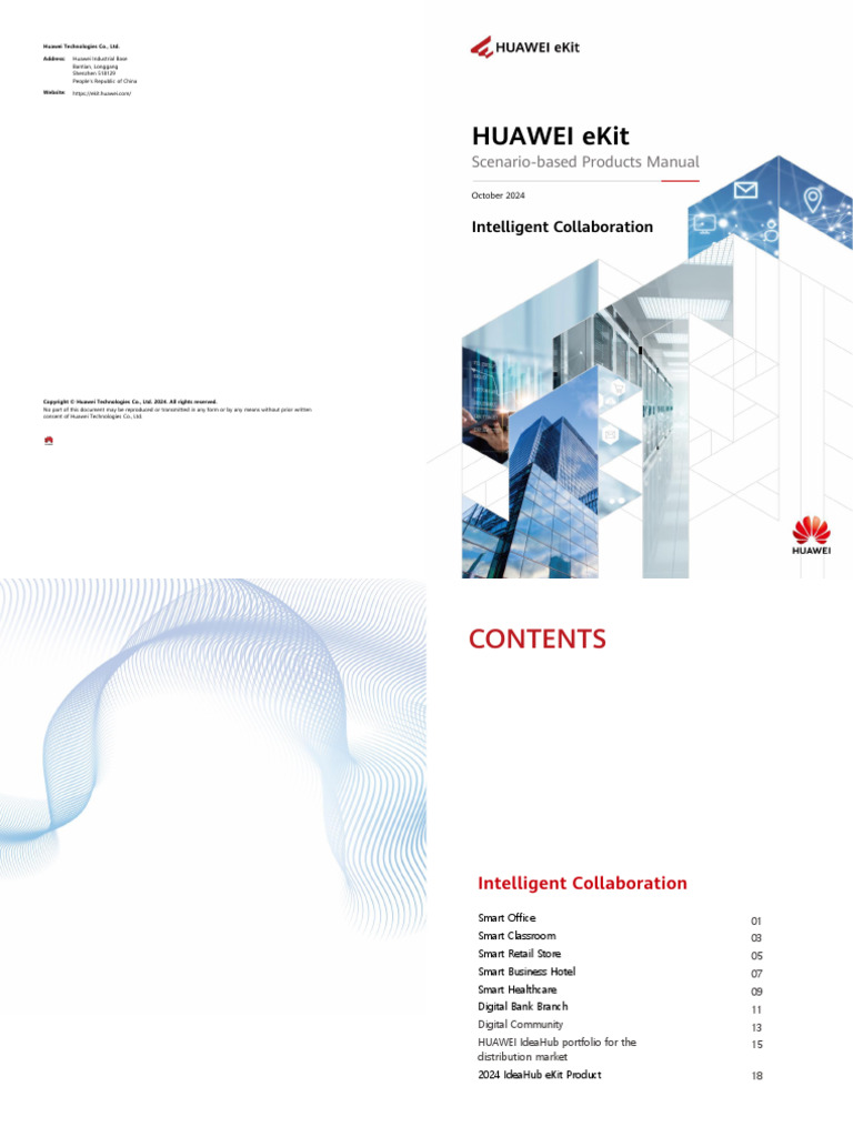 HUAWEI eKit Scenario Manual | PDF | Mobile App | Hospital