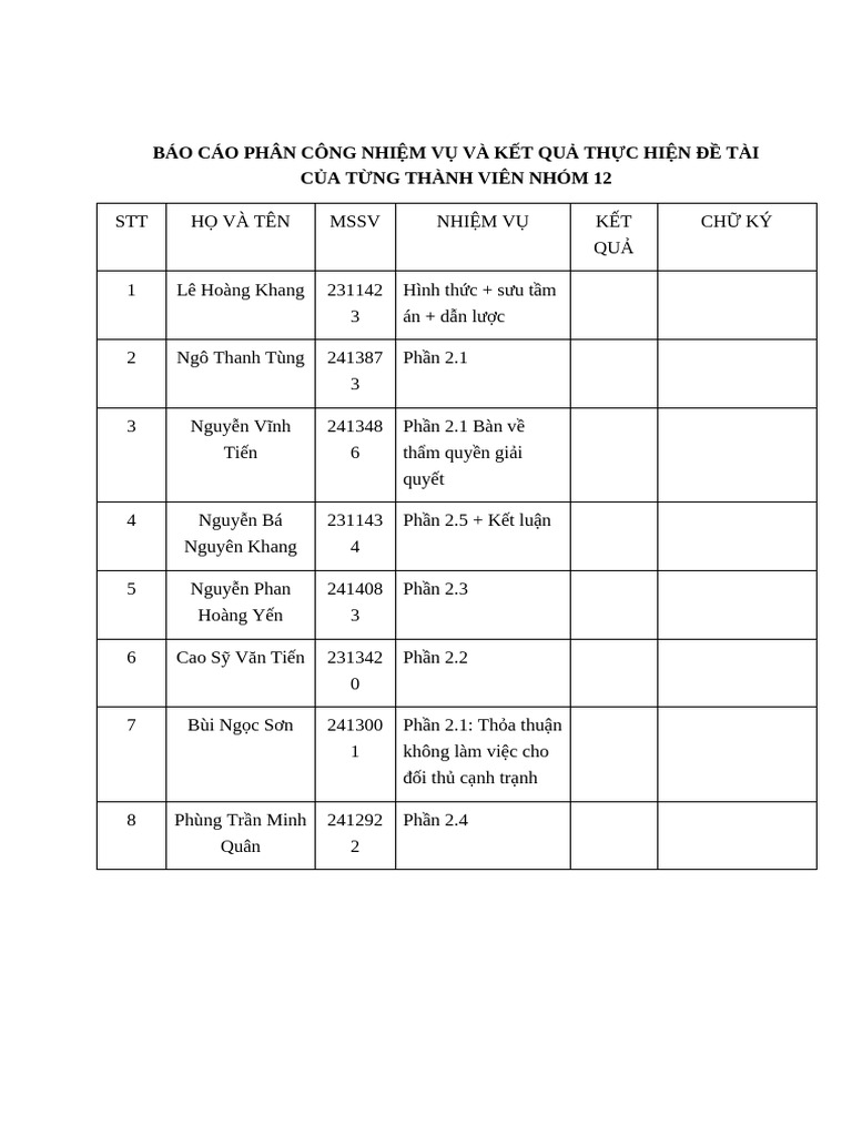 BTL Nhóm 12 DL08 | PDF