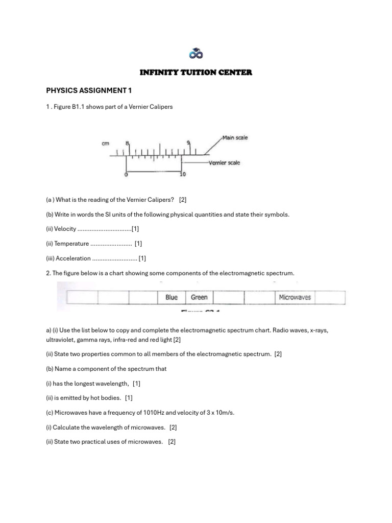 G12 Physics Assignment 1 | PDF