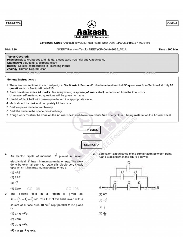 NRT-01 Code A OYM 21 07 2025 | PDF