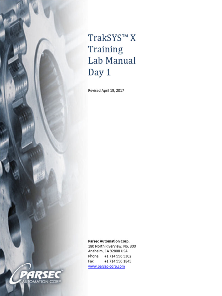 TrakSYS X Training Lab Manual | PDF | Menu (Computing) | Databases