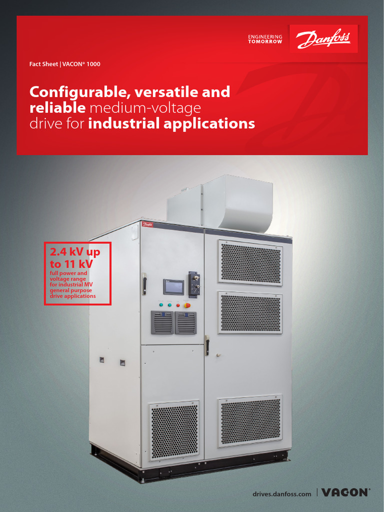 Danfoss VACON 1000 MV Drive Overview | PDF | Alternating Current ...