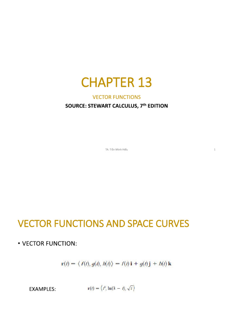 Chapter 13 - Calculus 02 | PDF