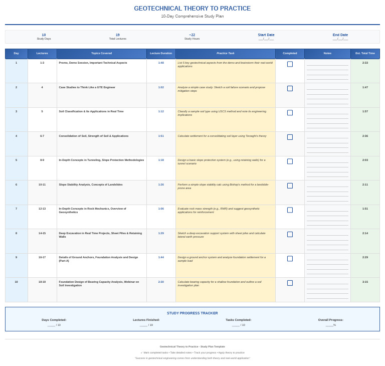 Geotechnical Study Plan | PDF | Geotechnical Engineering | Earth Sciences