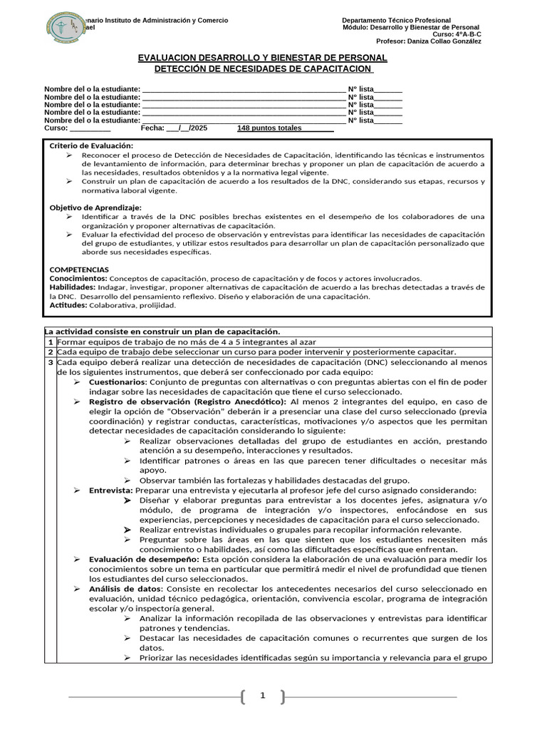 Evaluacion DNC | PDF | Evaluación | Metodología de encuesta