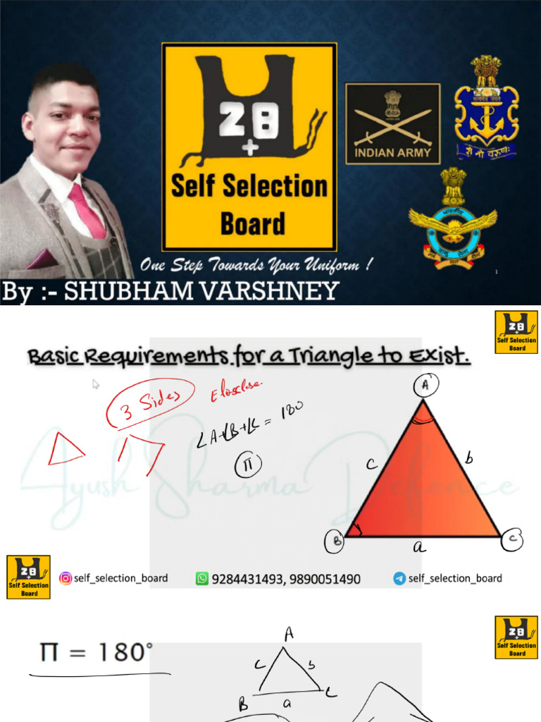 Triangle Notes 1 | PDF