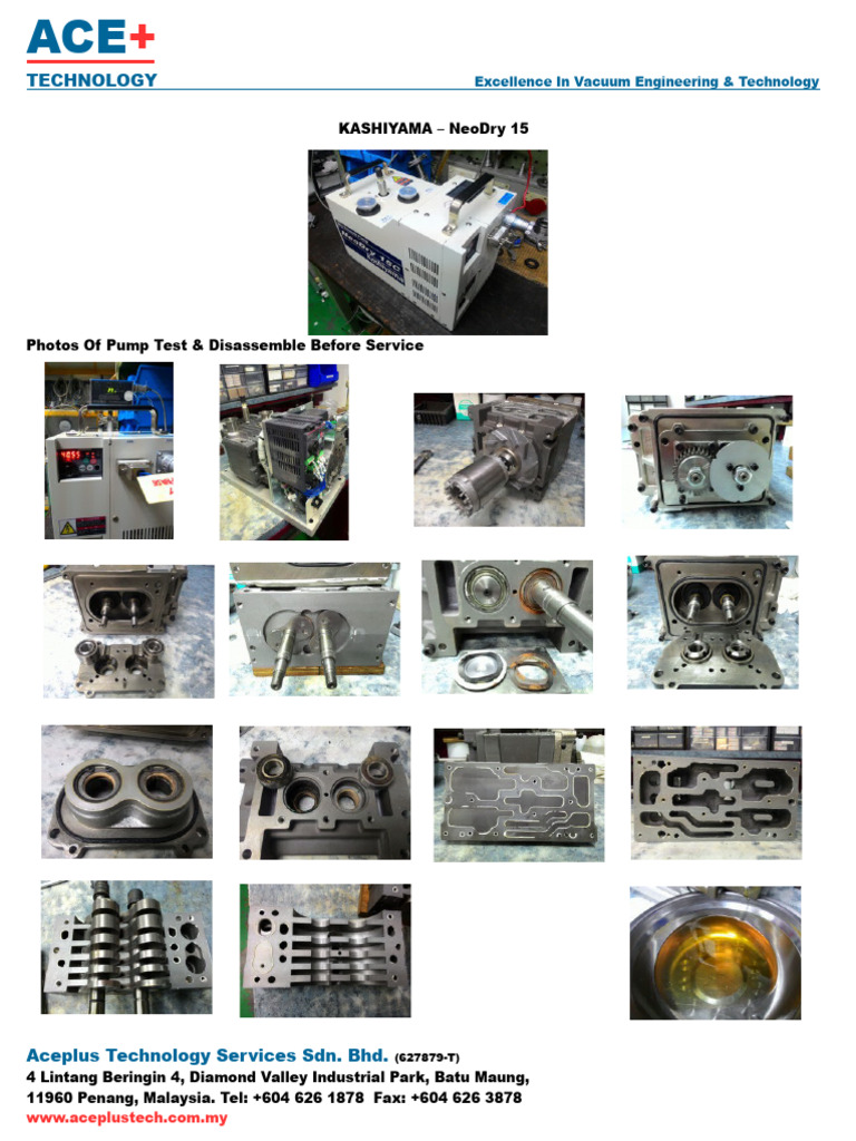 Kashiyama NeoDry 15 Pump Manual | PDF