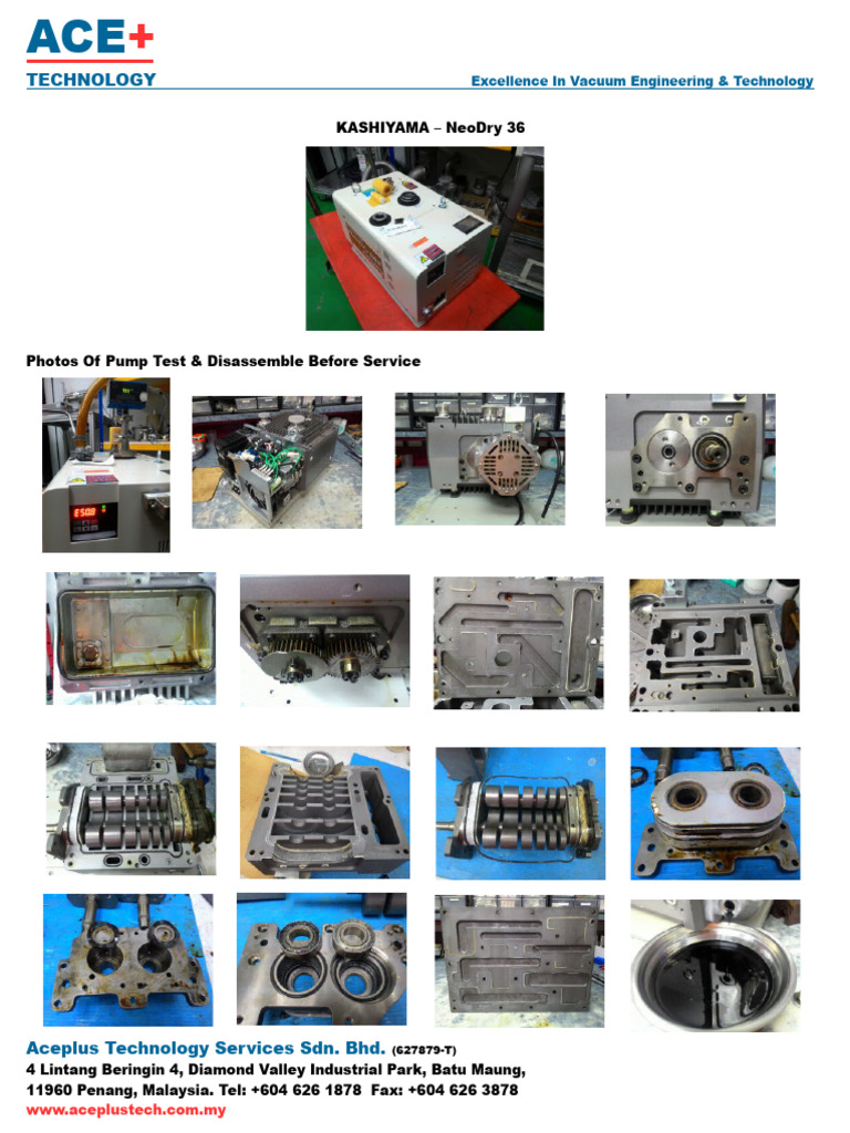 Kashiyama NeoDry 36 Pump Manual | PDF