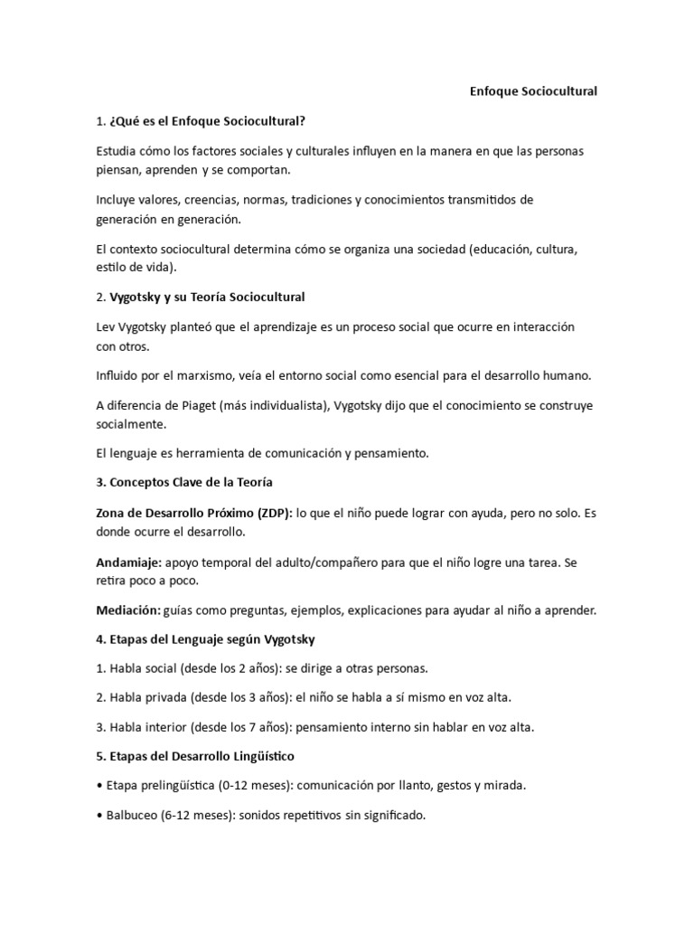 Resumen de Enfoques | PDF | Behaviorismo | Aprendizaje