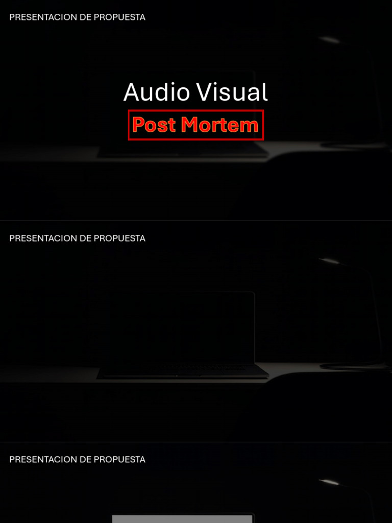 Audiovisual Postmortem | PDF