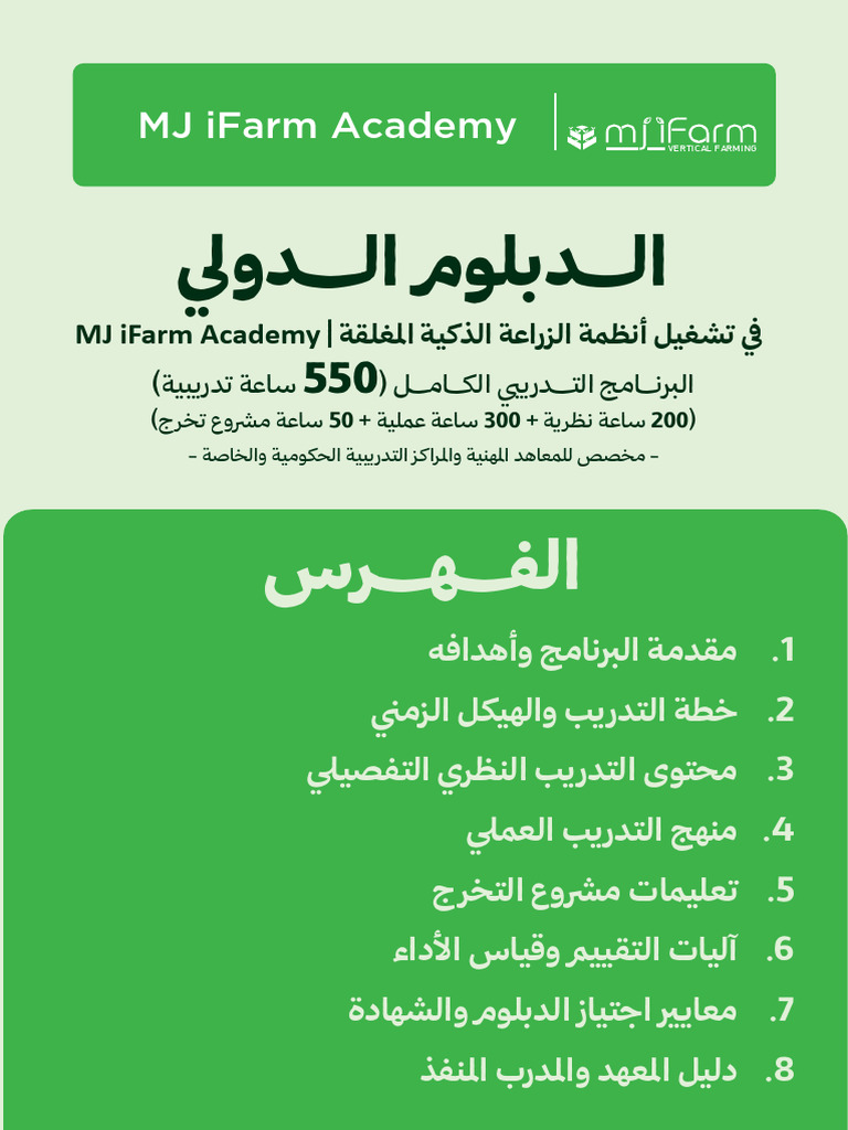 MJ IFarm Academy | PDF