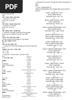 VIR Triangle and Related Formulas | PDF