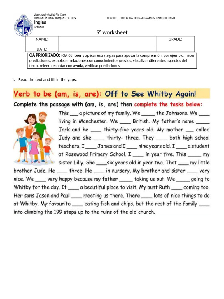5th Graders There Is There Are | PDF