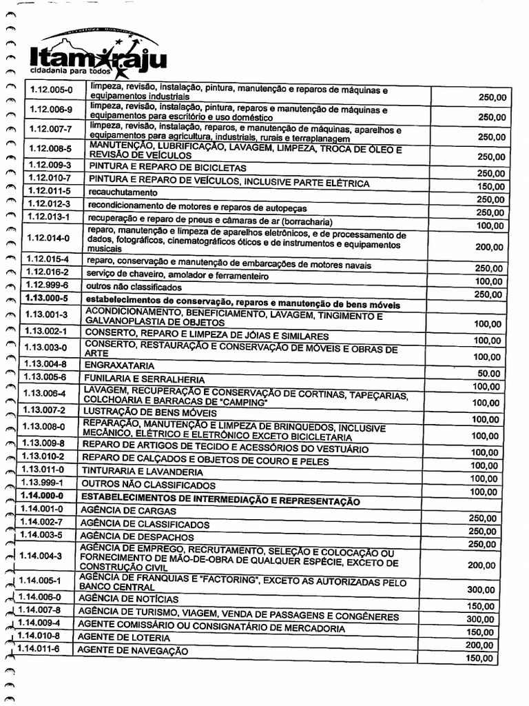 CODIGO TRIBUTÁRIO PARTE (TABELAS 2) | PDF