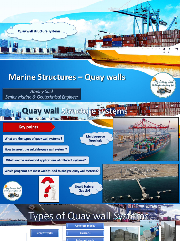 Quay Walls - Structure Systems | PDF