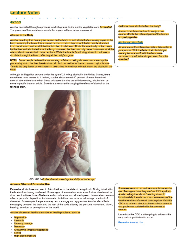 Health Revision B Lesson 5 Lecture Note Pdf Smoking Cigarette