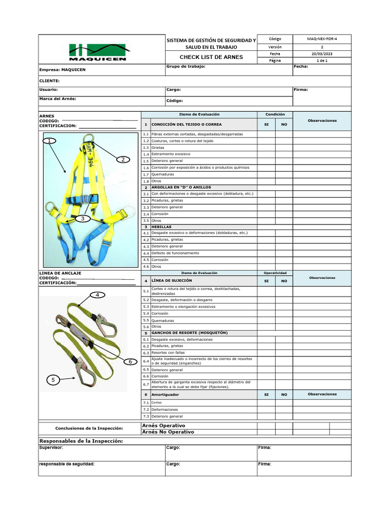 ARNES Check List | PDF
