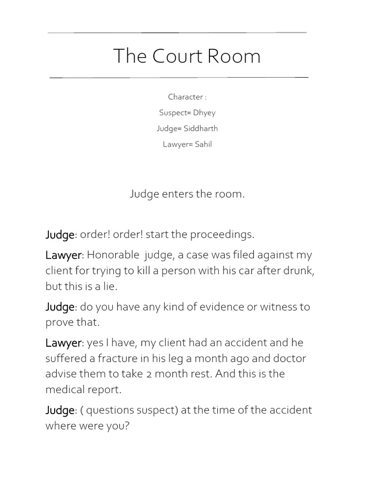 Courtroom Drama: Drunk Driving Defense | PDF