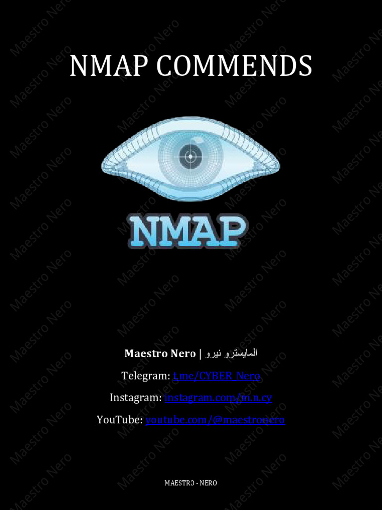NMAP-By Maestro Nero | PDF