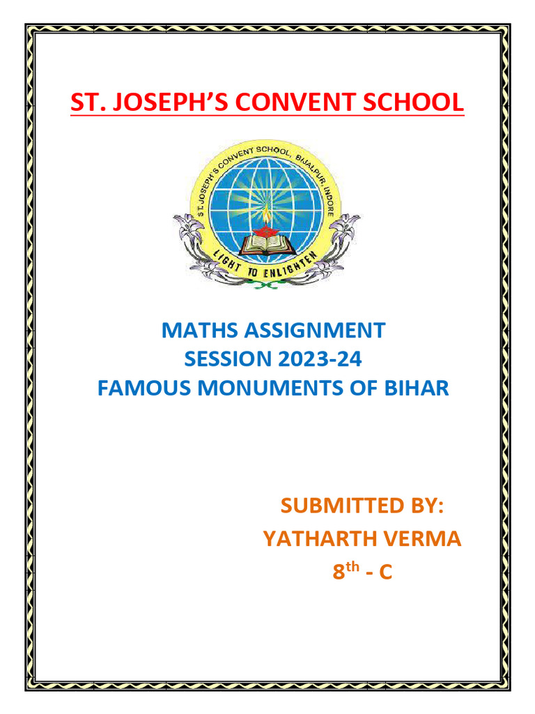 Maths Front Page | PDF