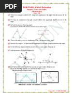 Angle Relationships Worksheet | PDF
