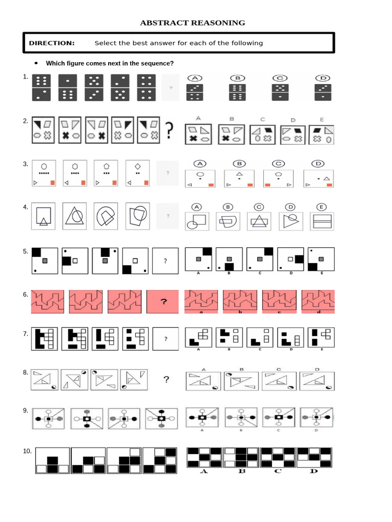 Abstract Reasoning | PDF