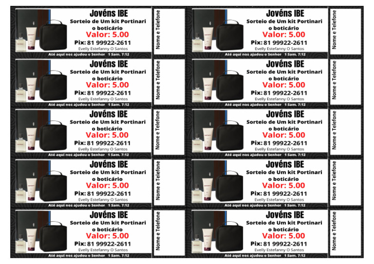 Luh Sorteio Igreja | PDF