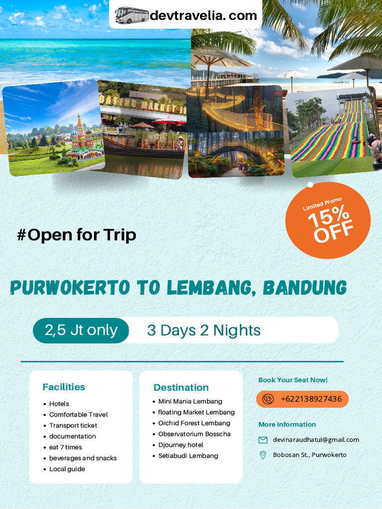 Itinerary Devina Raudhatul Jannah | PDF