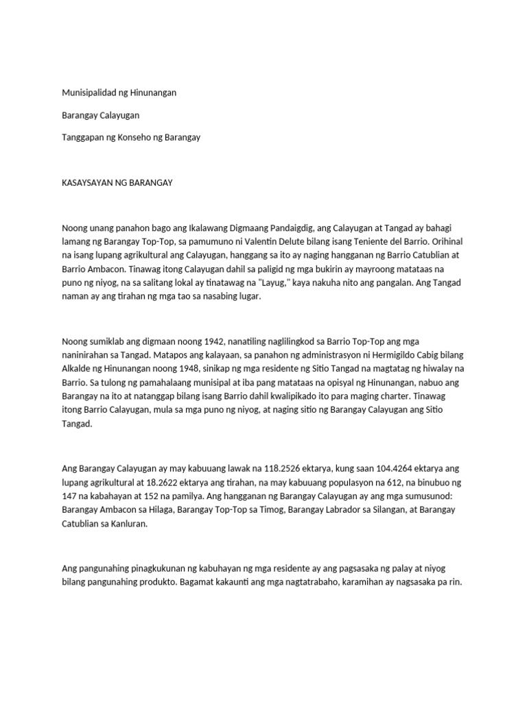 Filipino Project | PDF