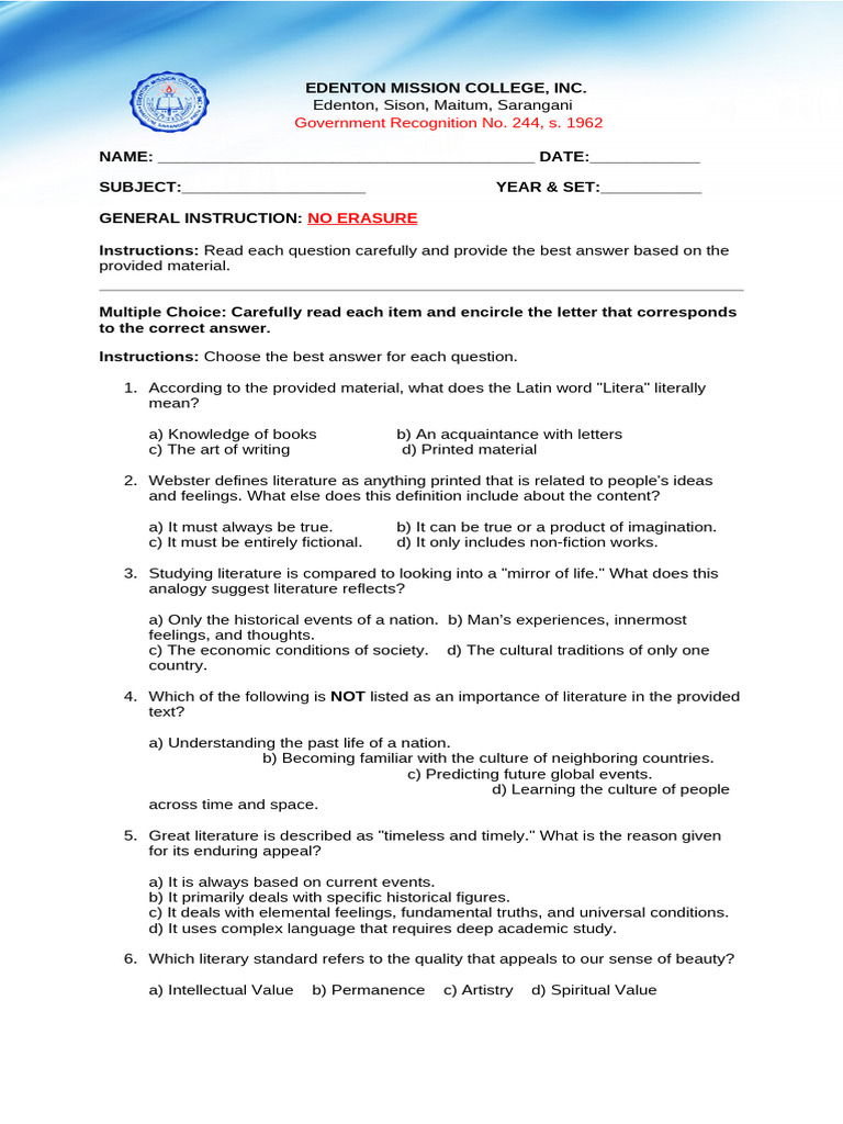 Literature: Key Concepts and Standards | PDF | Poetry | Narrative
