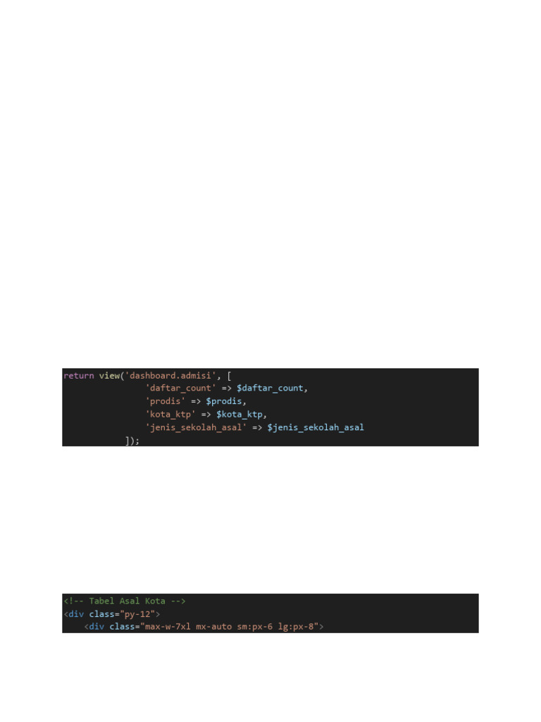 Pemrograman Berbasis Kerangka Kerja Membuat Tabel Asal Kota Dan Asal ...