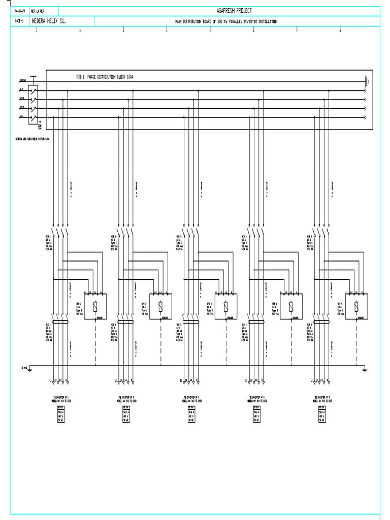 Main Ac Distribution Inverters Board v1 | PDF