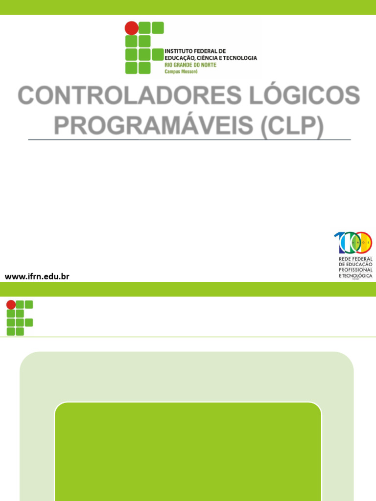 Introdução aos Controladores Lógicos Programáveis | PDF | Controlador ...