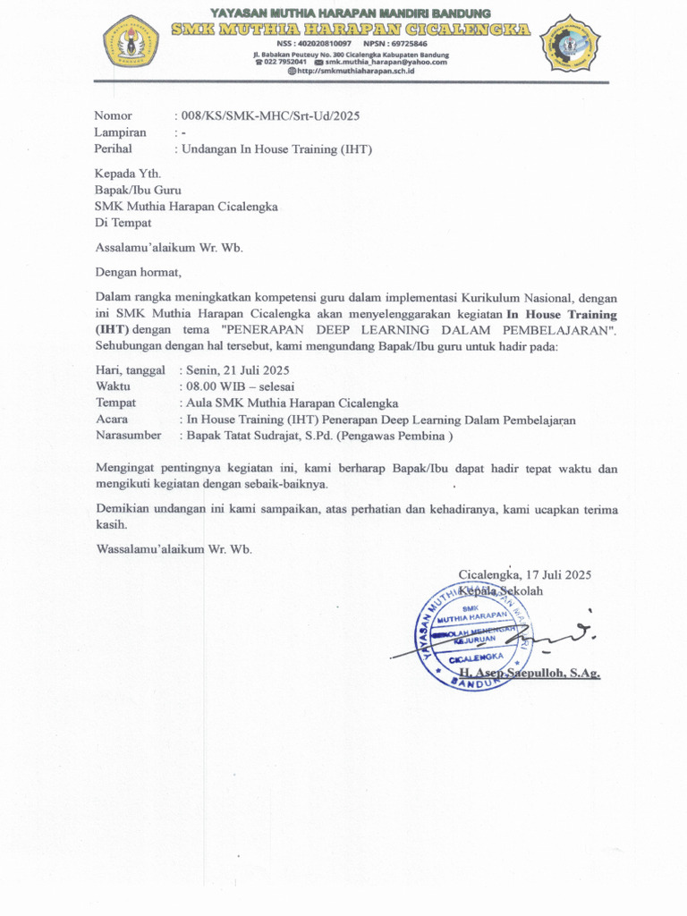 Undangan Iht | PDF