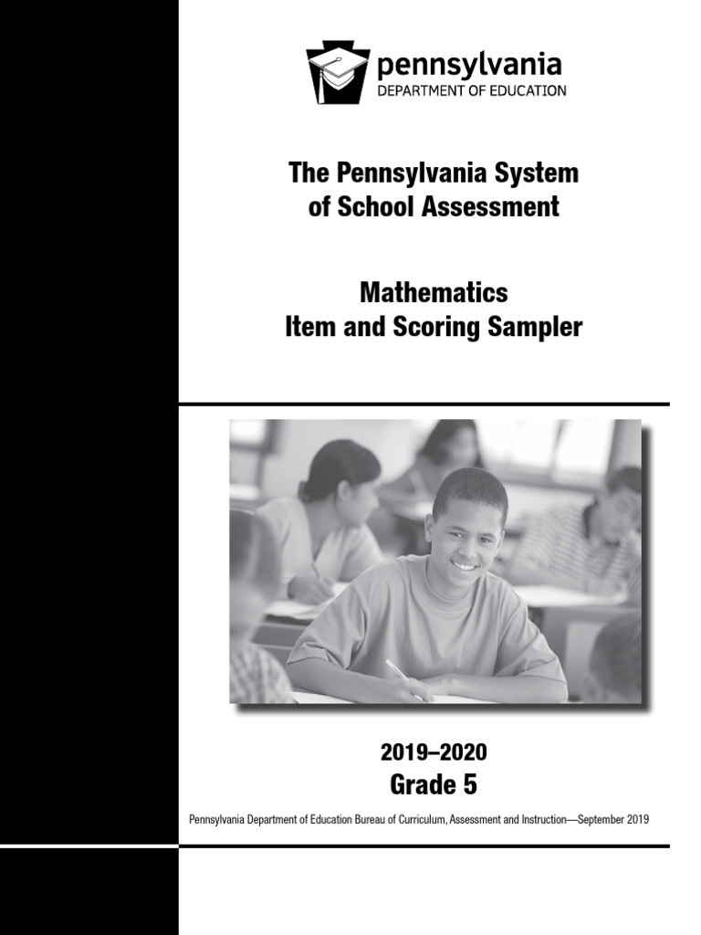 2019 Pssa Iss Math Grade 5 | PDF | Multiple Choice | Volume