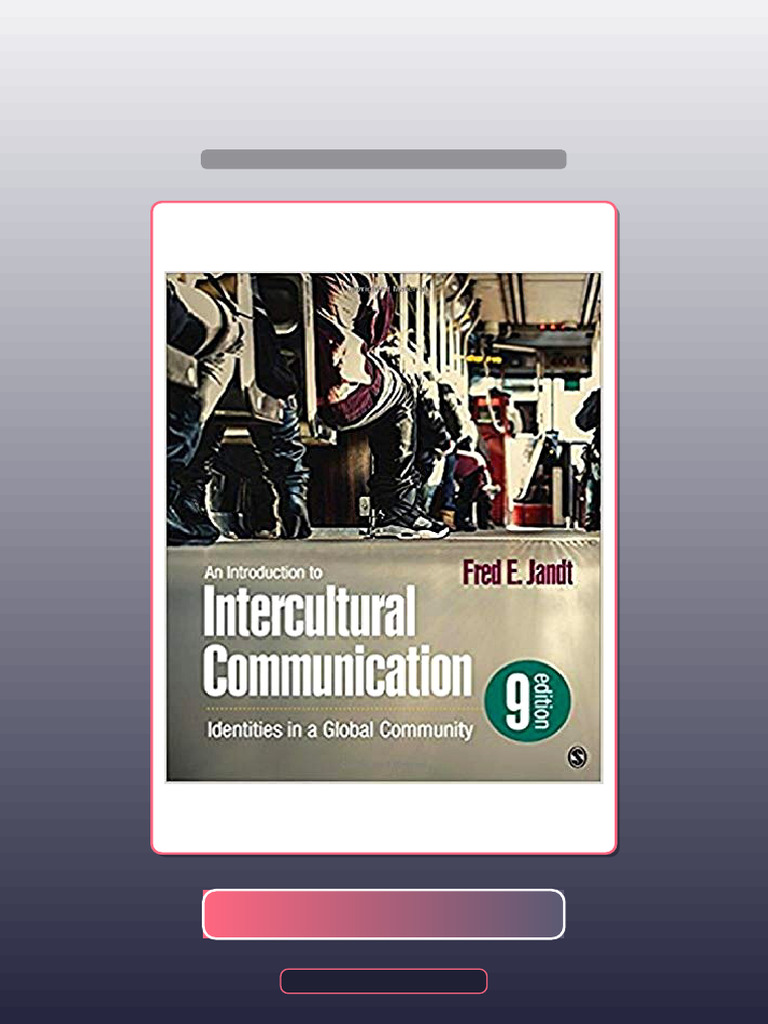 An Introduction To Intercultural Communication 9th Edition by Fred E ...