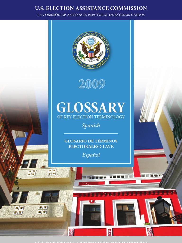 Glossary of Election Terms English To Spanish | PDF | Accuracy And ...