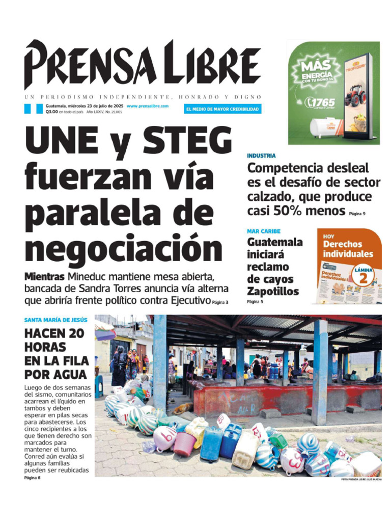 23-07-2025 Prensa Libre | PDF